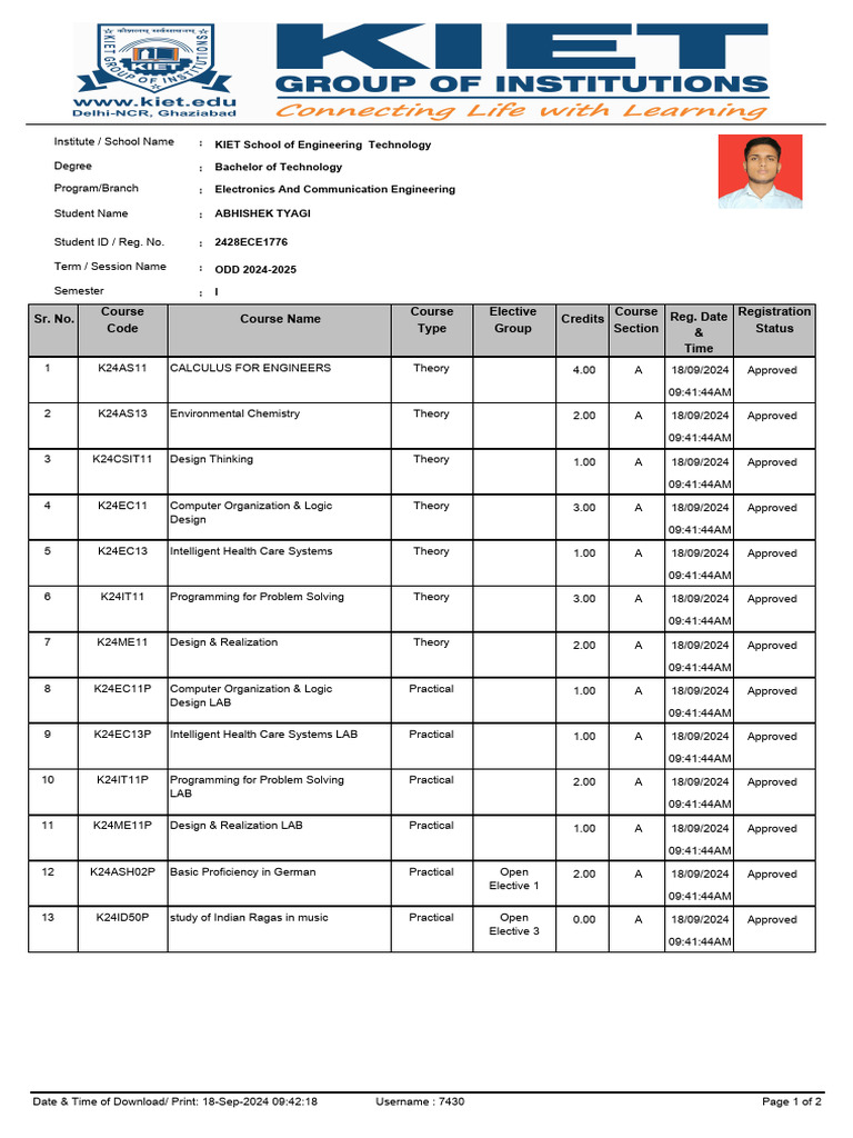 Selected Courses | PDF