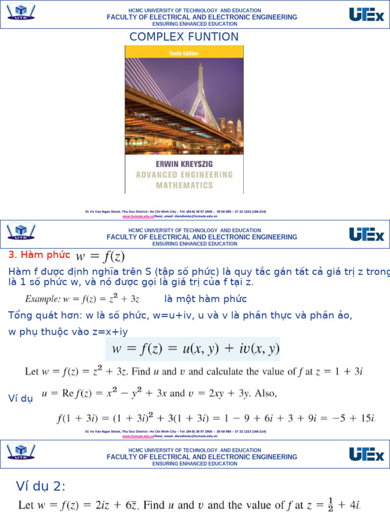 Week2 - 3 - 4 Complex Function - Upload | PDF