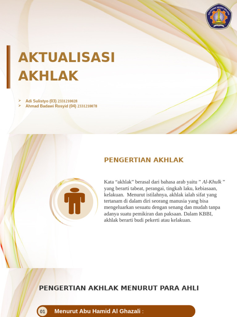 Makalah Aktualisasi Akhlak | PDF