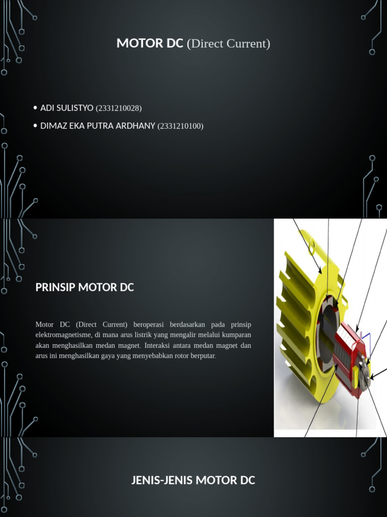 Pengertian Motor DC | PDF