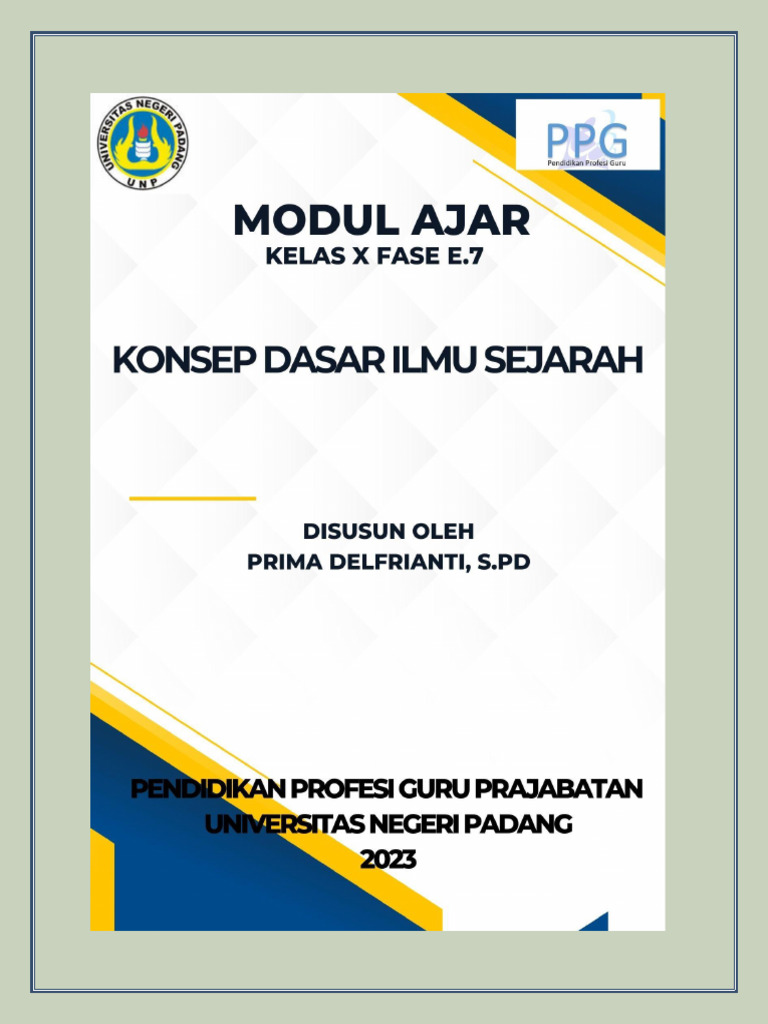 Modul Ajar Prima Delfrianti 22322081 | PDF