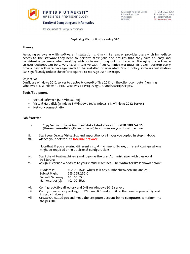 Deploying Software Using GPO | PDF
