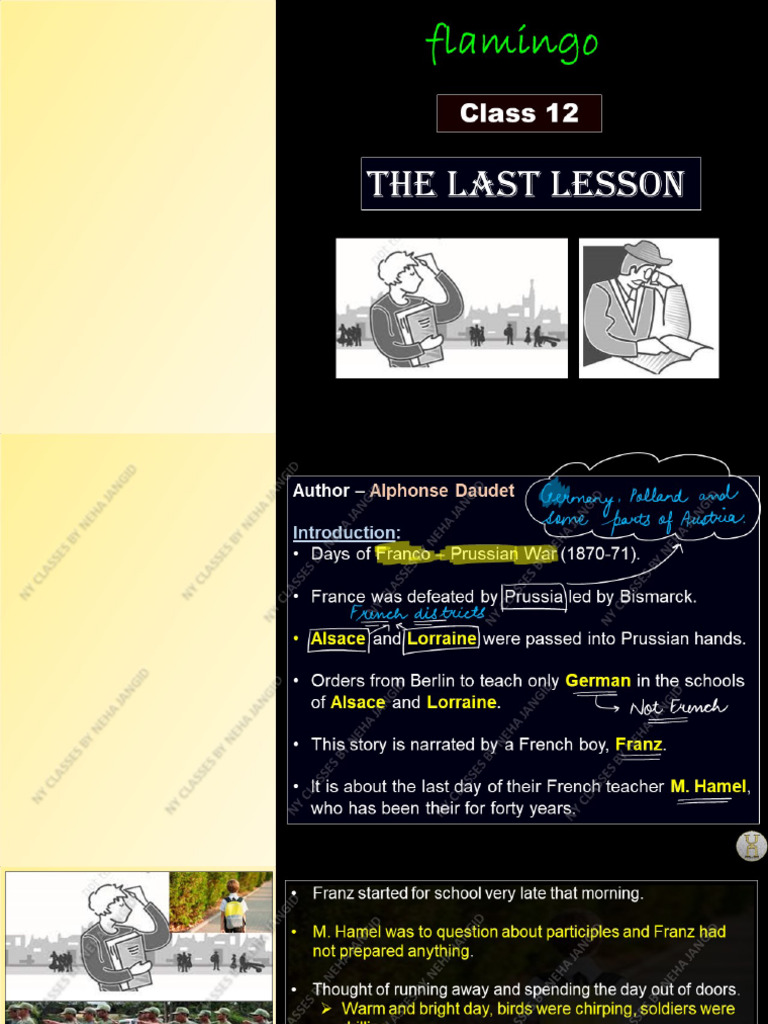 The Last Lesson | PDF