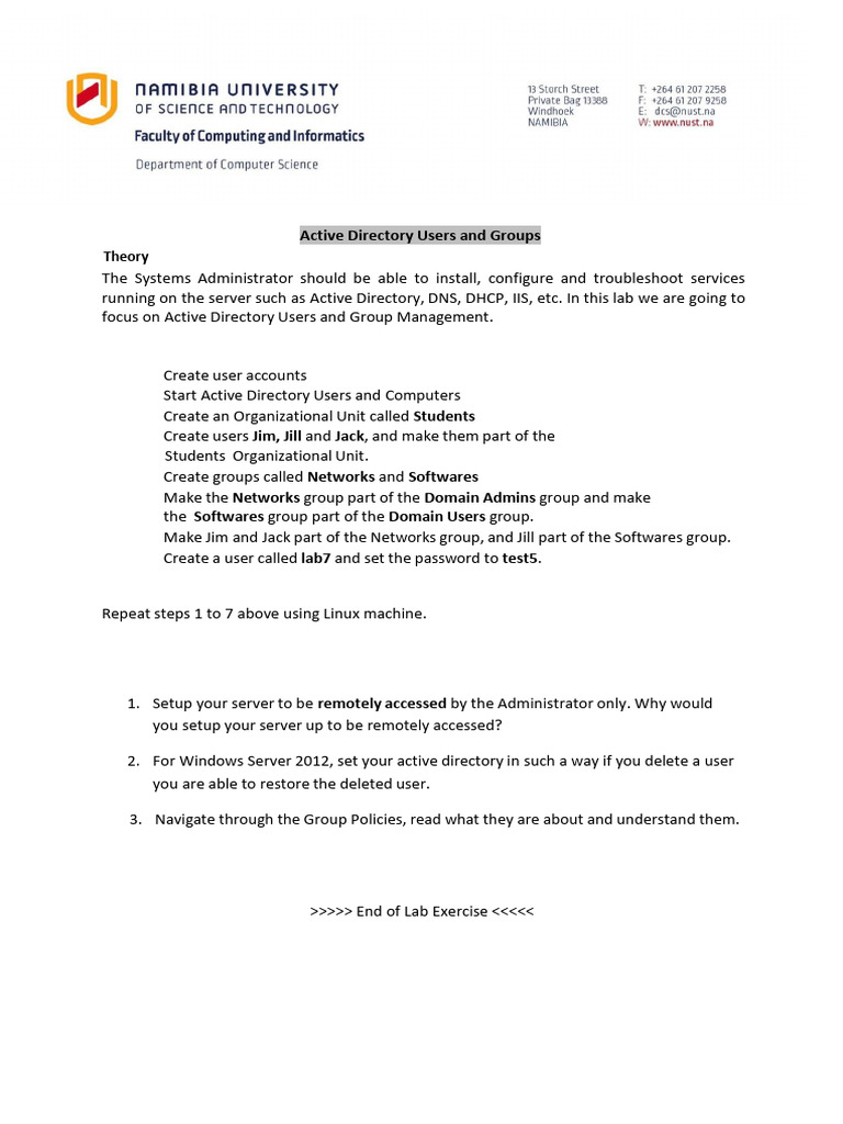 Active Directory Objects | PDF