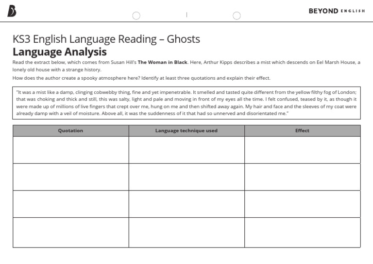 Shaan Ghost L4 Language Analysis | PDF