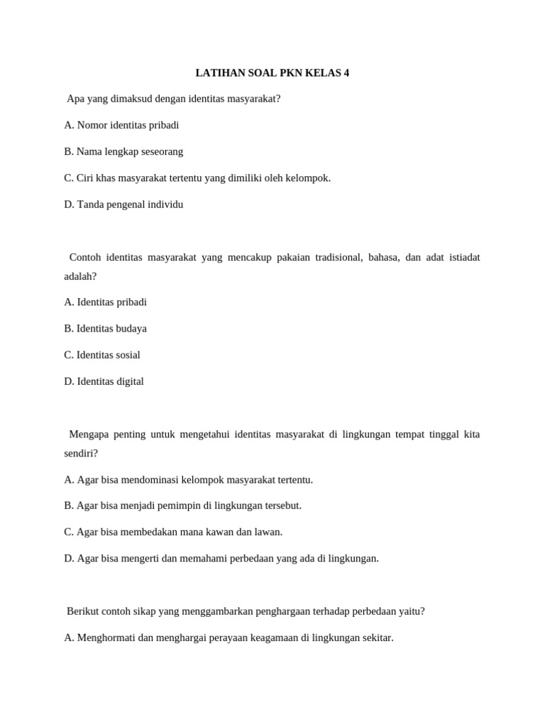 Pai Bab 1 Dan 3 | PDF