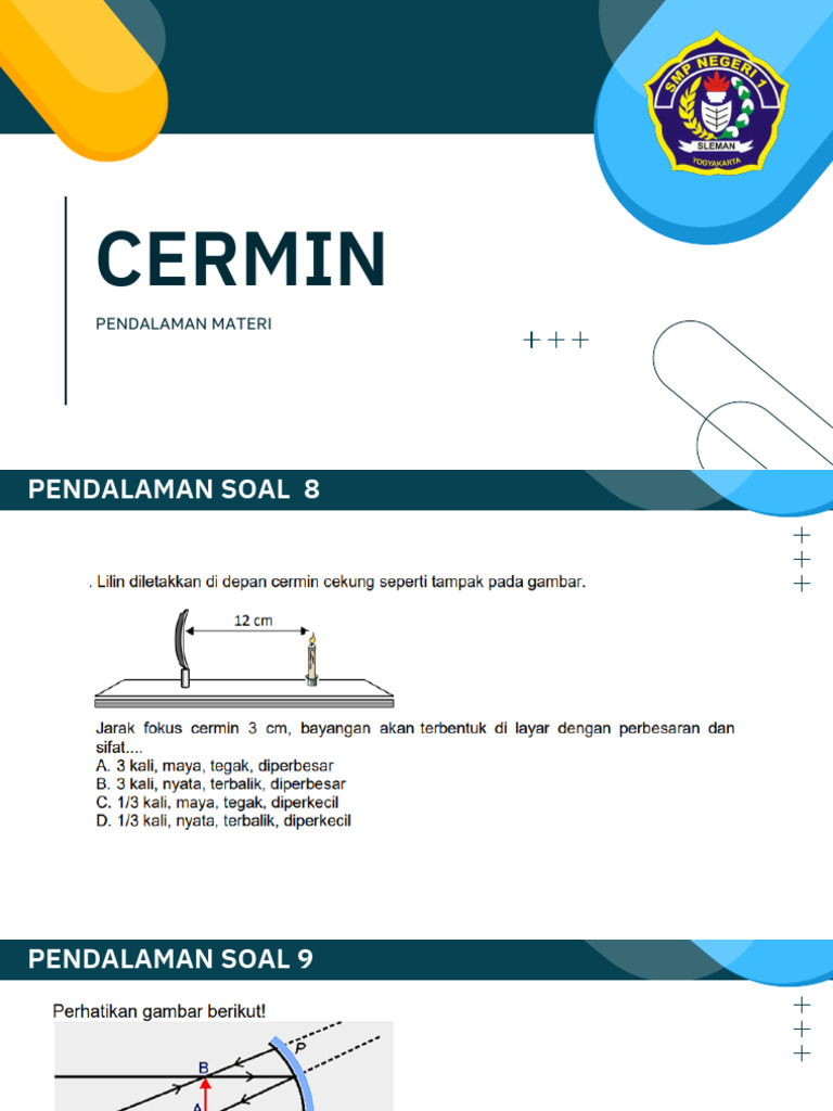 Soal Cermin 8,9,10 | PDF