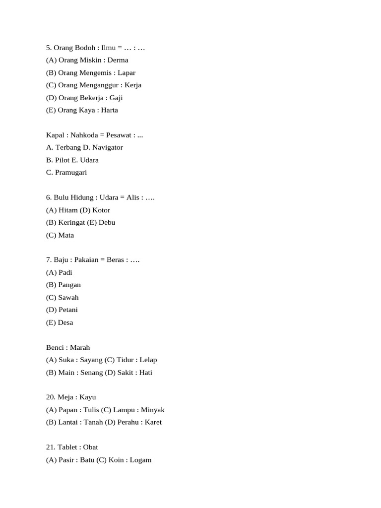 Modul - Analogi 2 | PDF