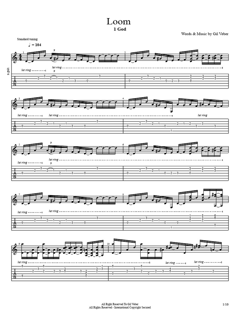 1 God - Loom | PDF
