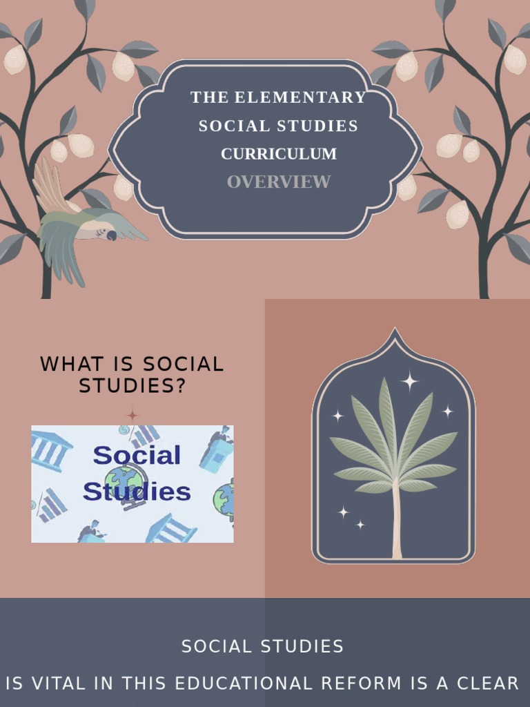 The Elementary Social Studies Curriculum | PDF