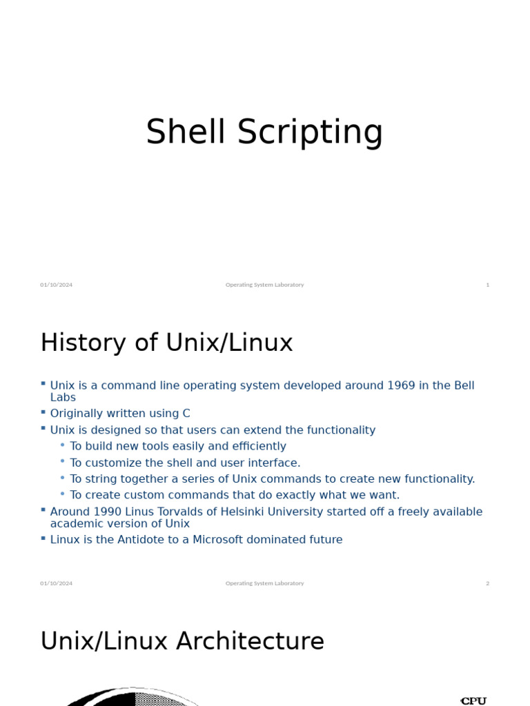 Shell Scripting | PDF Shell Scripting | PDF
