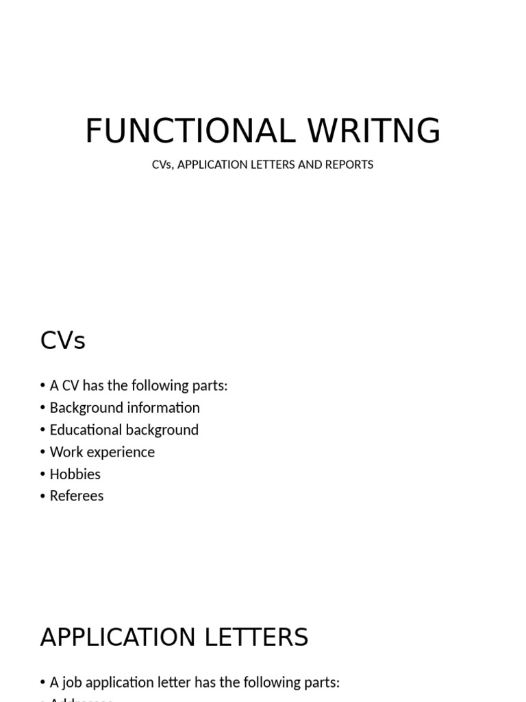 Gs 101 Functional Writing | PDF