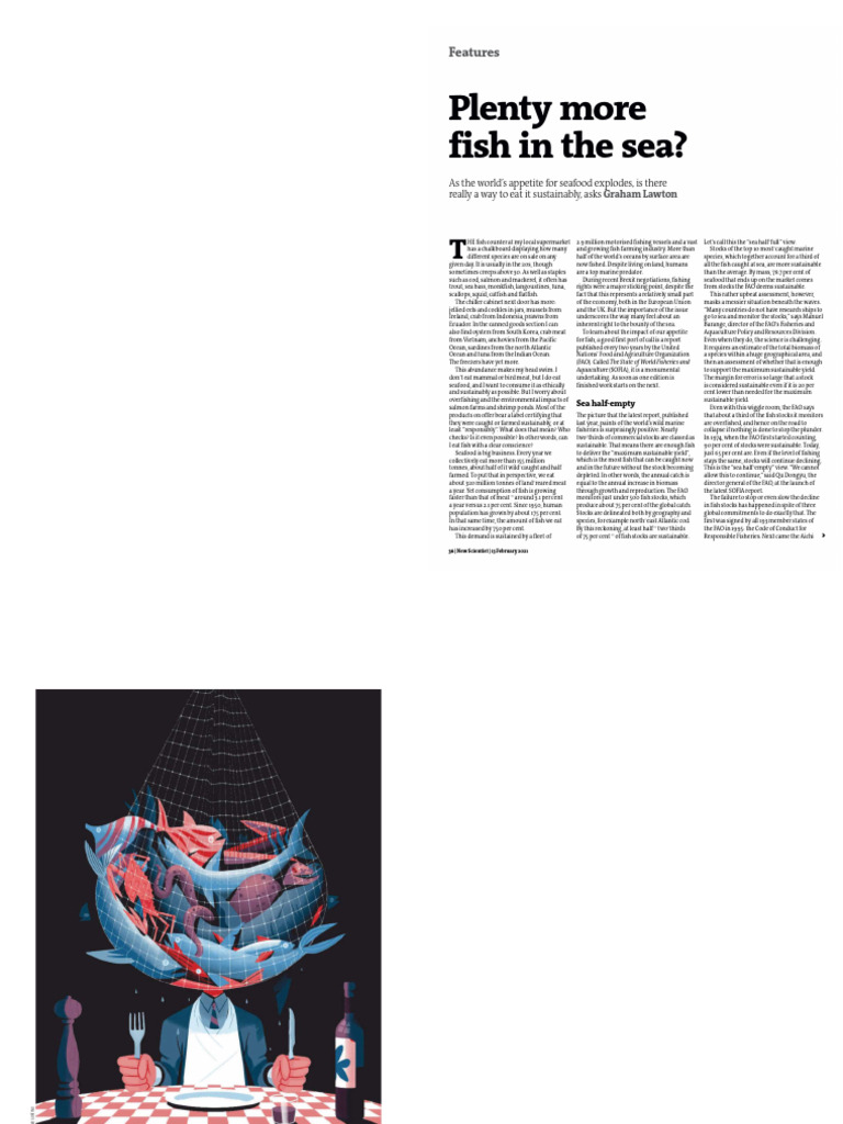 (@article - Daily) Plenty More Fish in The Sea | PDF