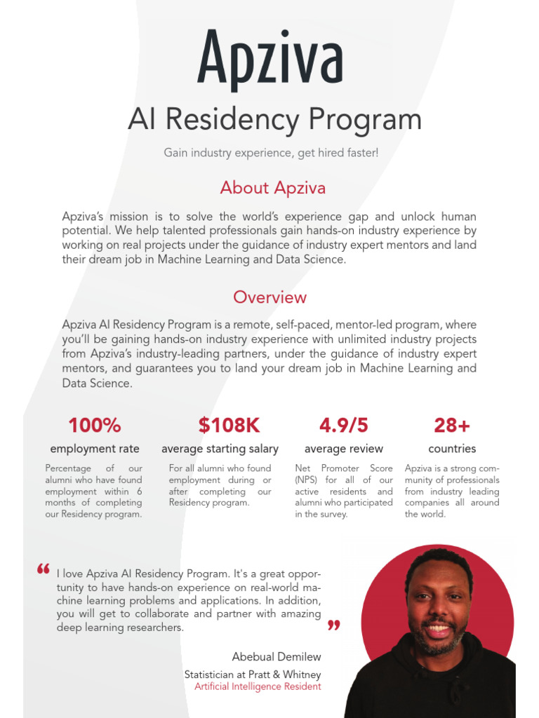 AI Residency Flyer | PDF