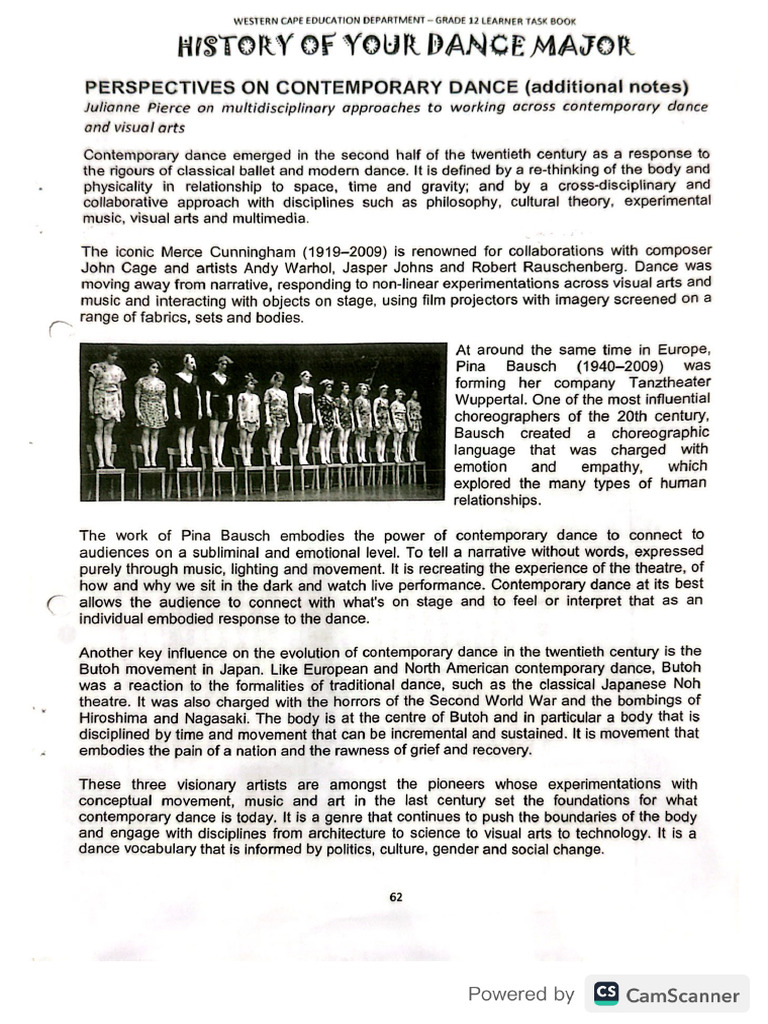 Contemporary Dance | PDF