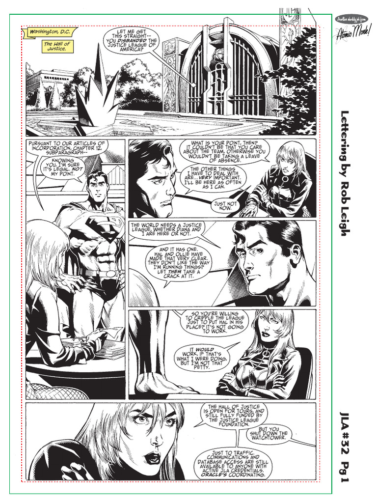Website Jla Comic 32 Nyctophobia Layout Ink | PDF