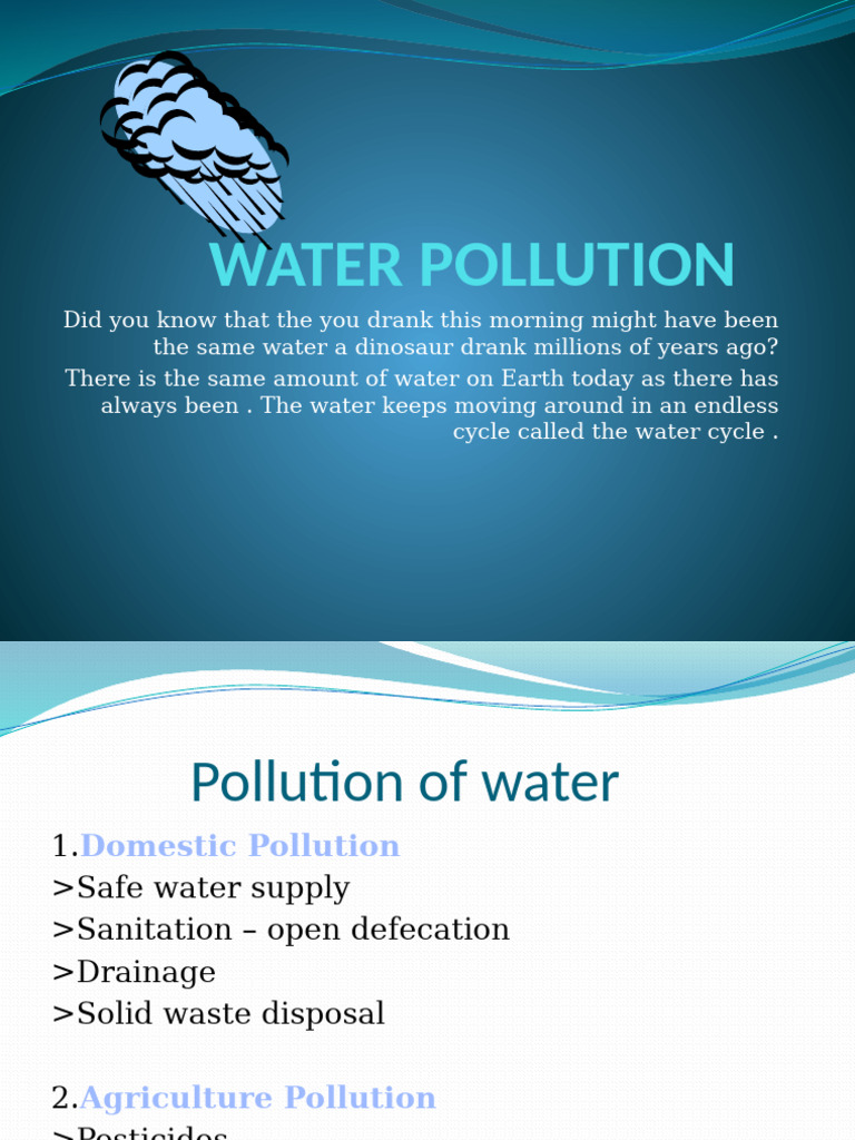Water Pollution and Conservation Tips | PDF | Water | Toilet
