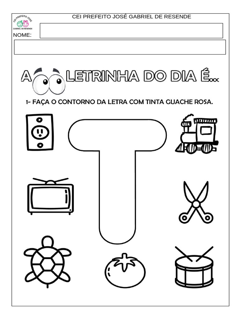 MATRIZ 3 LETRA T | PDF