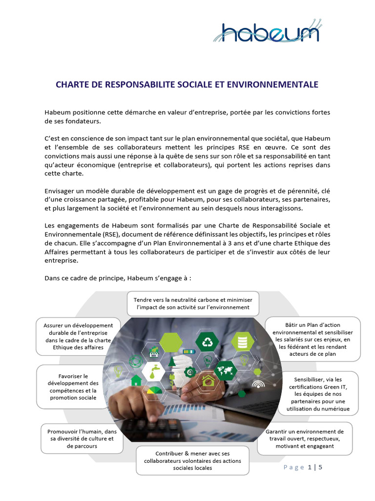 Charte Rse CHRM | PDF