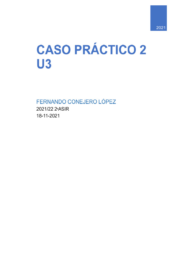 ConejeroLopezFernando CP2 U3 ASO | PDF