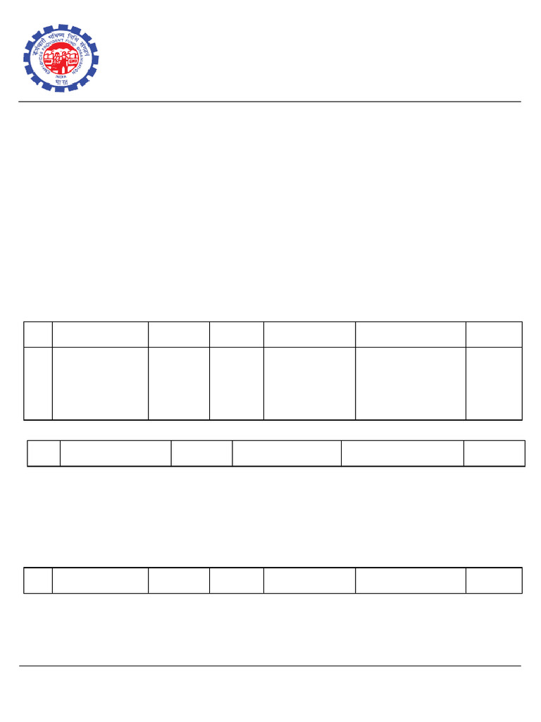 PF Certificate | PDF