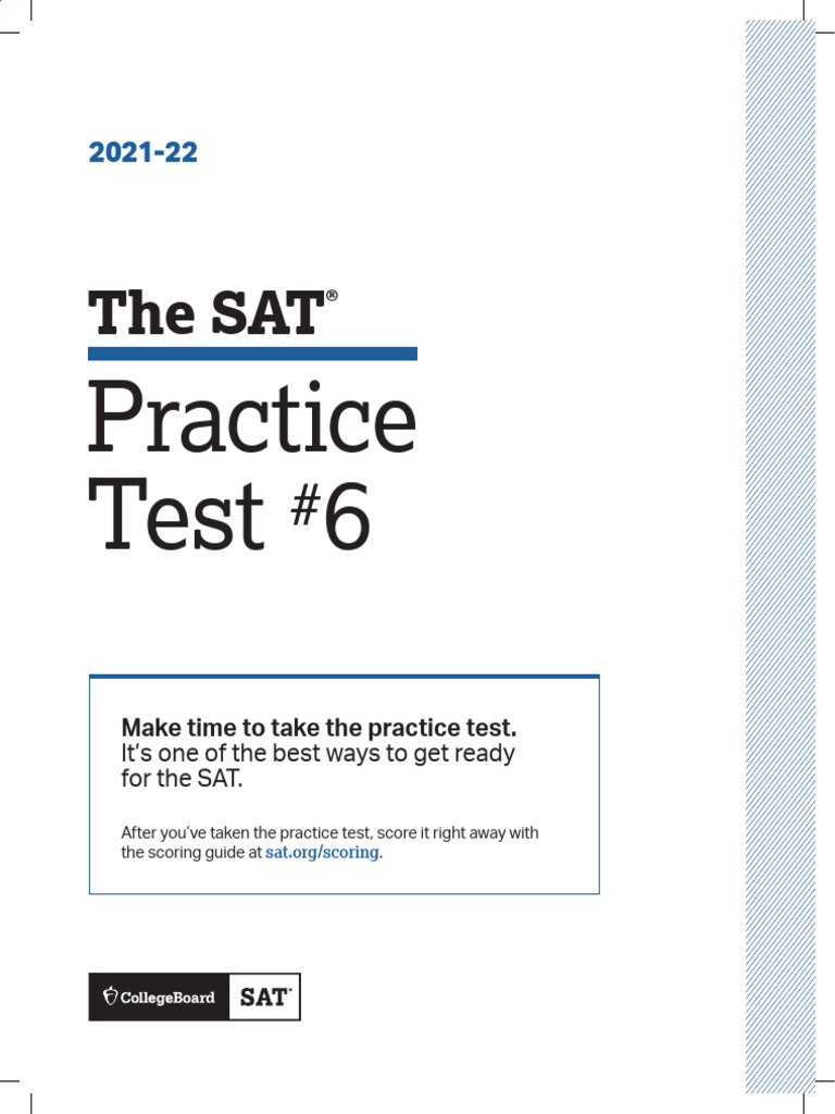 Sat Practice Test 6 | PDF