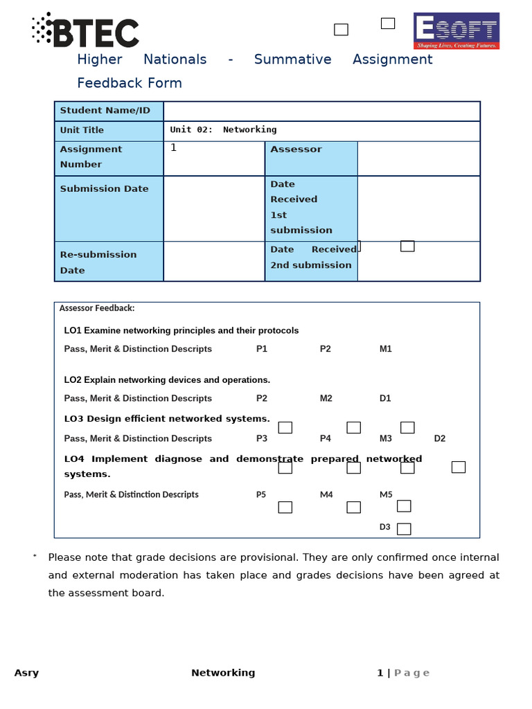 Unit-02 - Networking Assignment - 2024 Asry | PDF | Computer Network ... Unit-02 - Networking Assignment - 2024 Asry | PDF | Computer Network ...