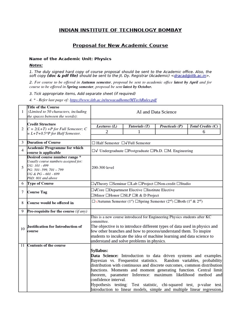 Ai ML Syllabus | PDF