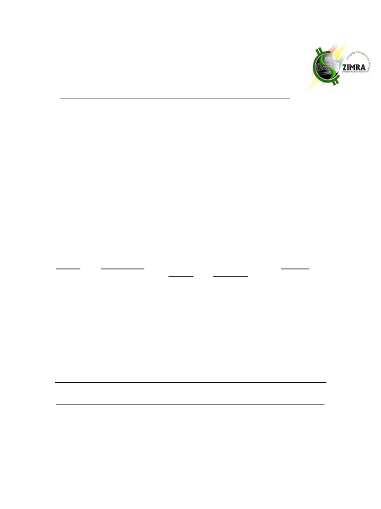 Zimbabwe Temporary Import Permit Application | PDF | Private Law ...