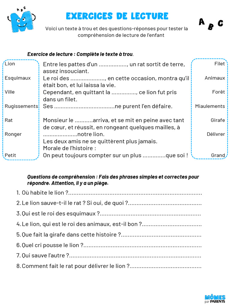 Exercice de Lecture 0 | PDF