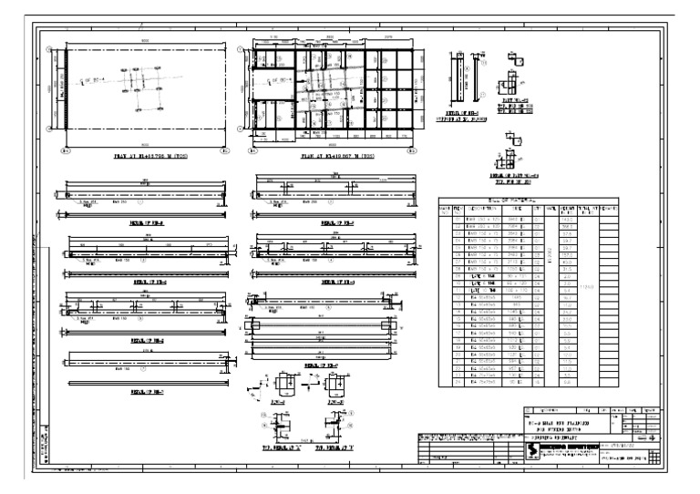 Detail of Beam For Bunker House-Model | PDF