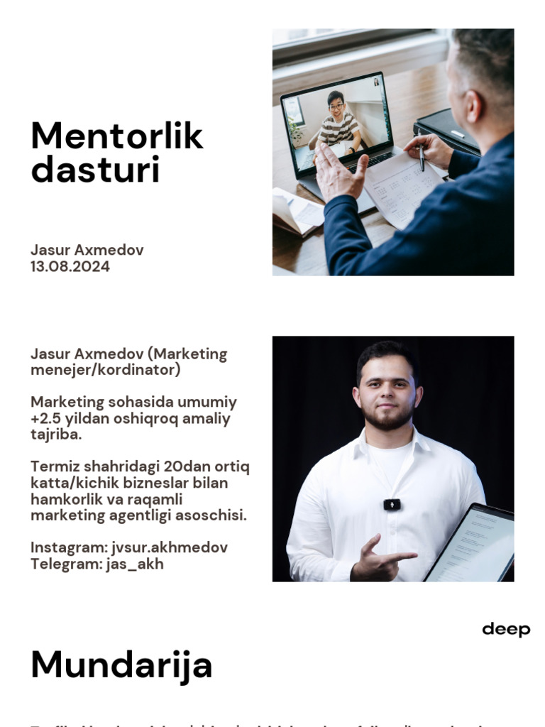 Mentorlik 7-Dars | PDF