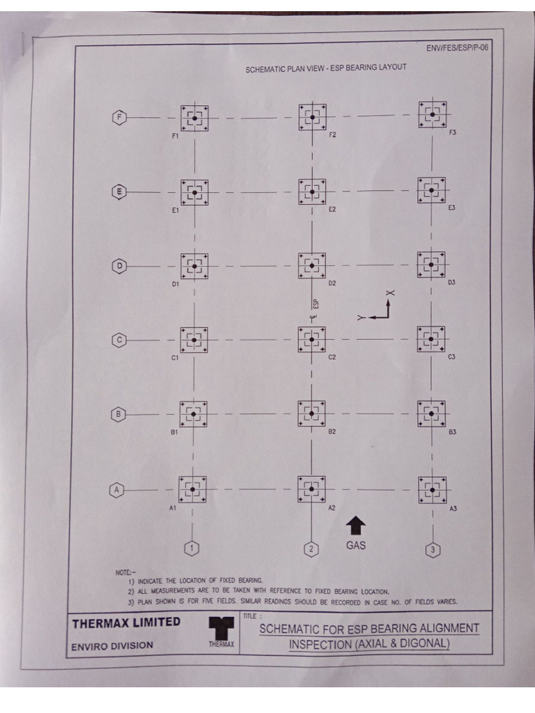 Schematic For ESP Bearing Alignment Inspection (A&D) | PDF