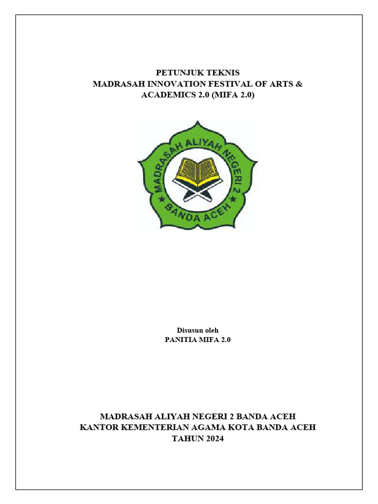 Petunjuk Teknis Mifa | PDF