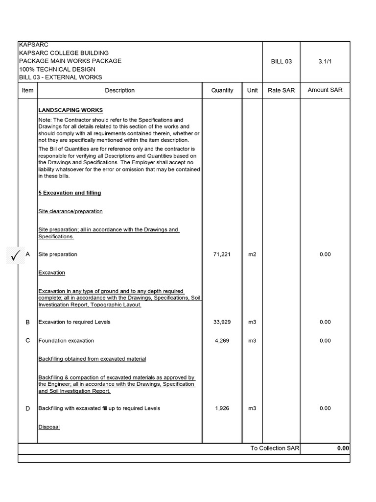 BOQ Landscaping | PDF