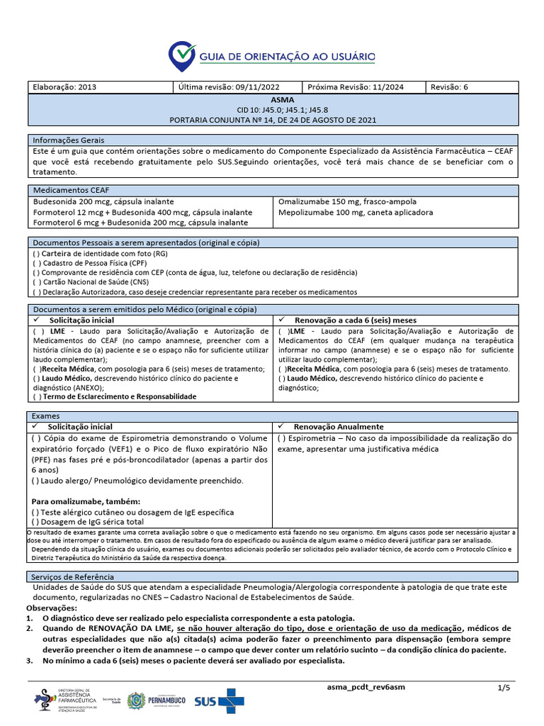 Asma PCDT Rev6 | PDF