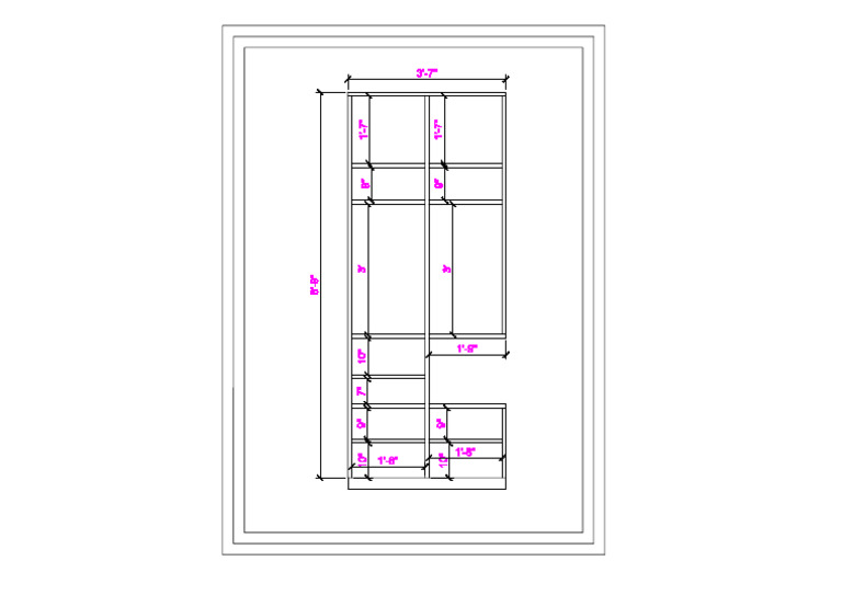 Wardrobe Dimention Pdf