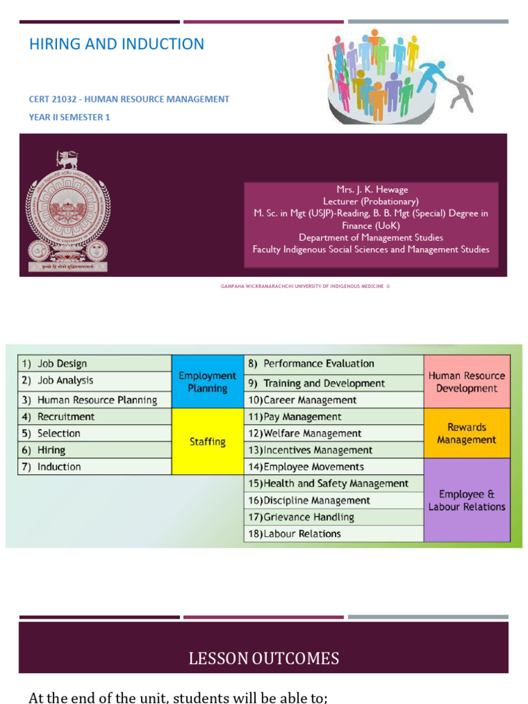 Lec05-Hiring and Induction | PDF