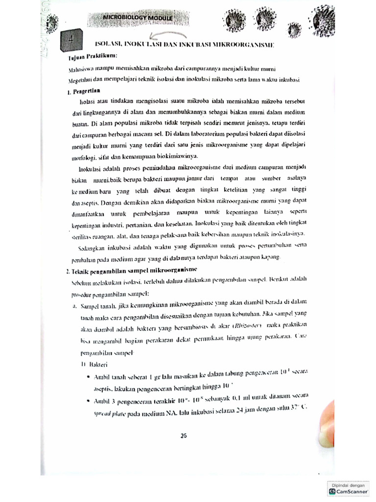 Modul Mikrobiologi | PDF
