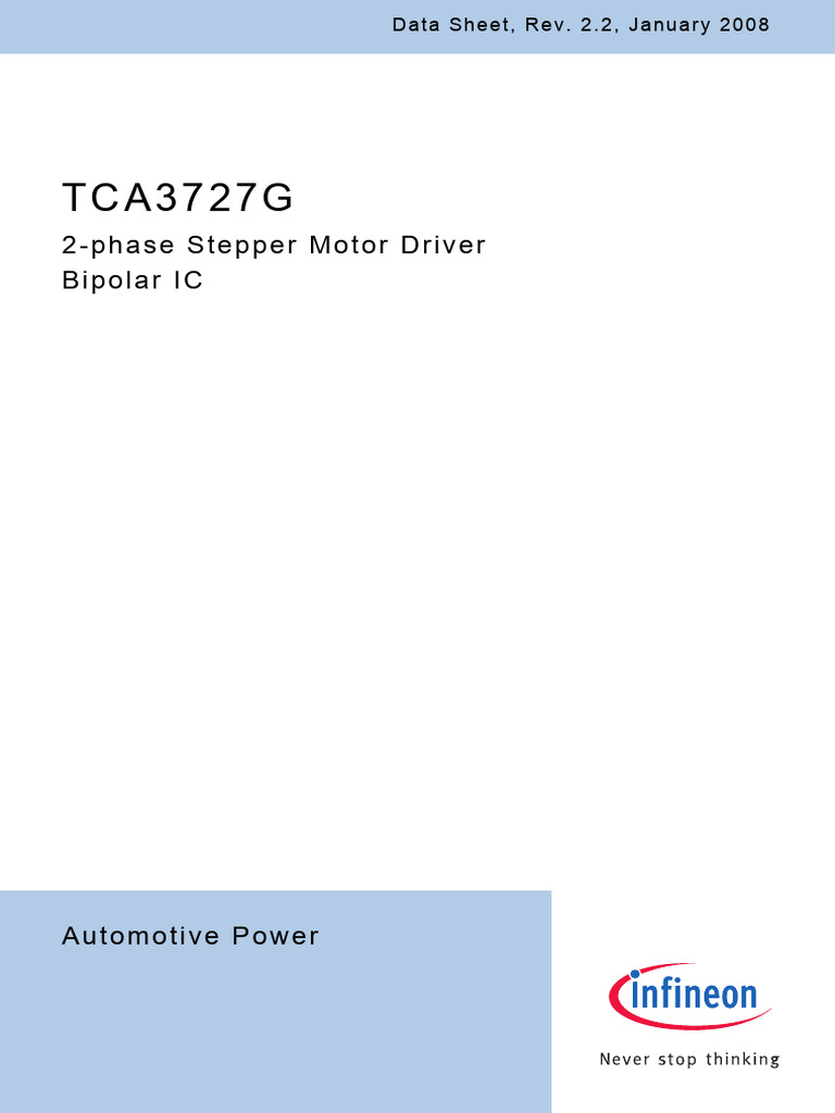 Infineon TCA203727G DS v02 02 en | PDF