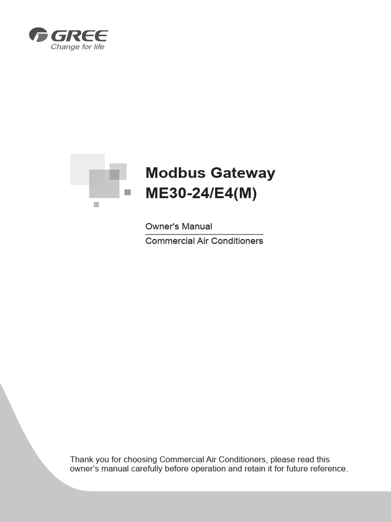ME30-24 Per E4 (M) Modbus Gateway | PDF