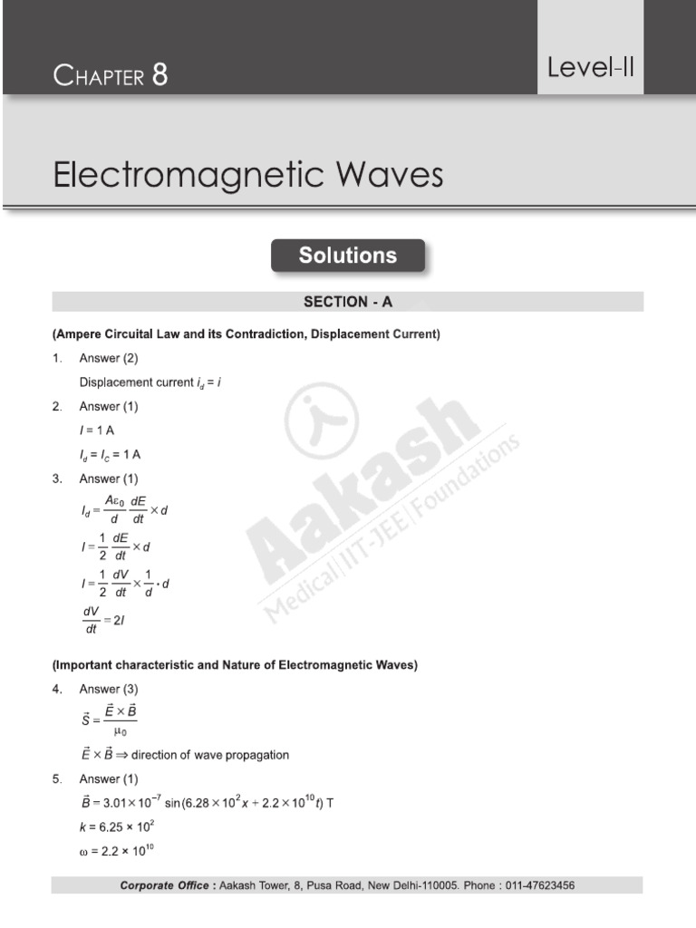 CLS MED 24 25 XII Phy Package 3 Level 2 Chapter 8 | PDF