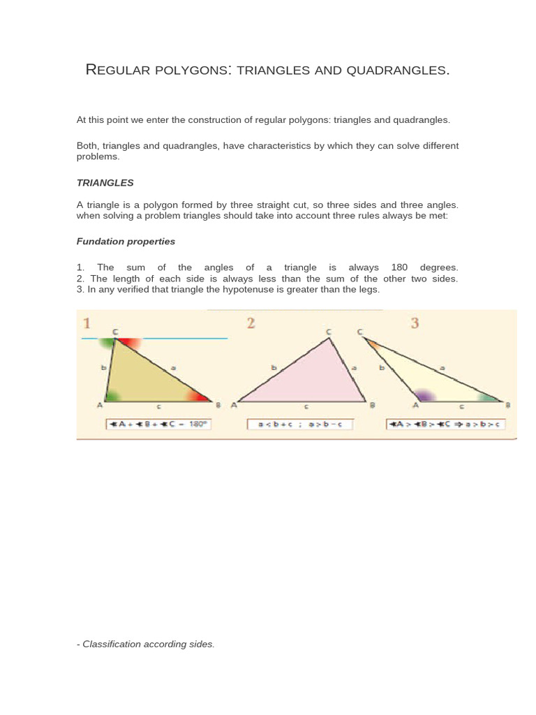 Regularpolygons Triangles11 | PDF