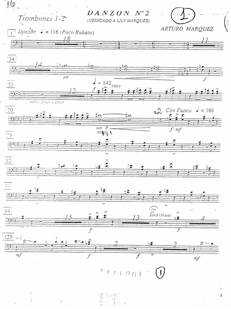 Danzon Trombones | PDF