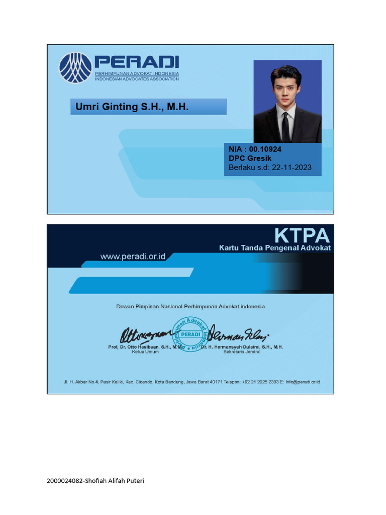 Ktpa Umri Ginting S.H., M.H. | PDF