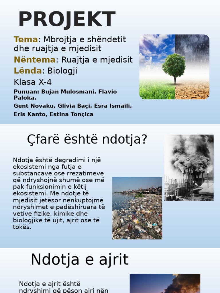 Mbrojtja e Mjedisit | PDF