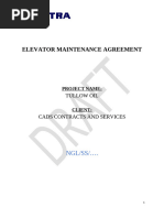 Comprehensive Lift AMC Proposal | PDF | Elevator | Vehicles