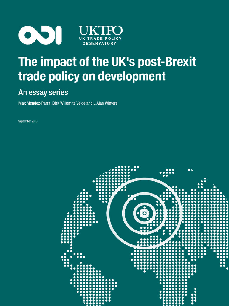 The Impact of The UK's Post - Brexit Trade Policy On Development | PDF