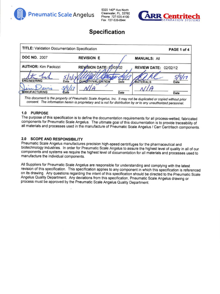 CARR Spec. #2007 (Electrochemical Etch Part Marking) | PDF