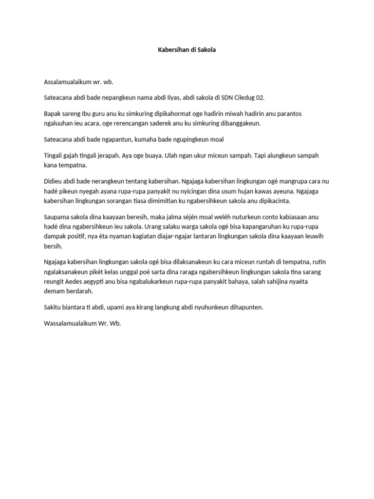 Teks Biantara | PDF